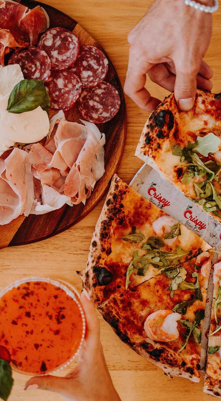 Crispy Italian Bar: 50% off the first table of the night with First Table