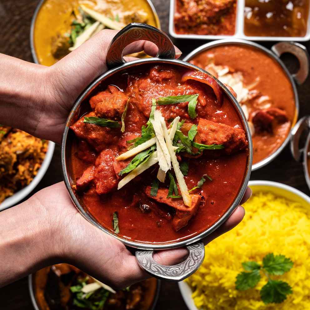 Warming Curry Spots on First Table